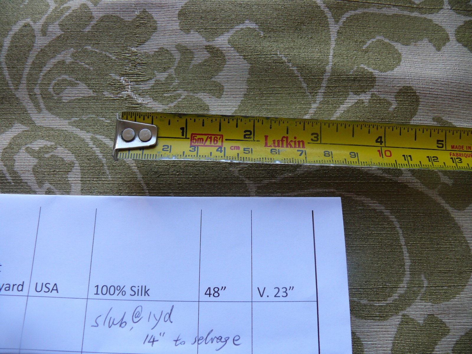 By Yard Scalamandre Small Fren Old Gold Damask Documentary - Etsy