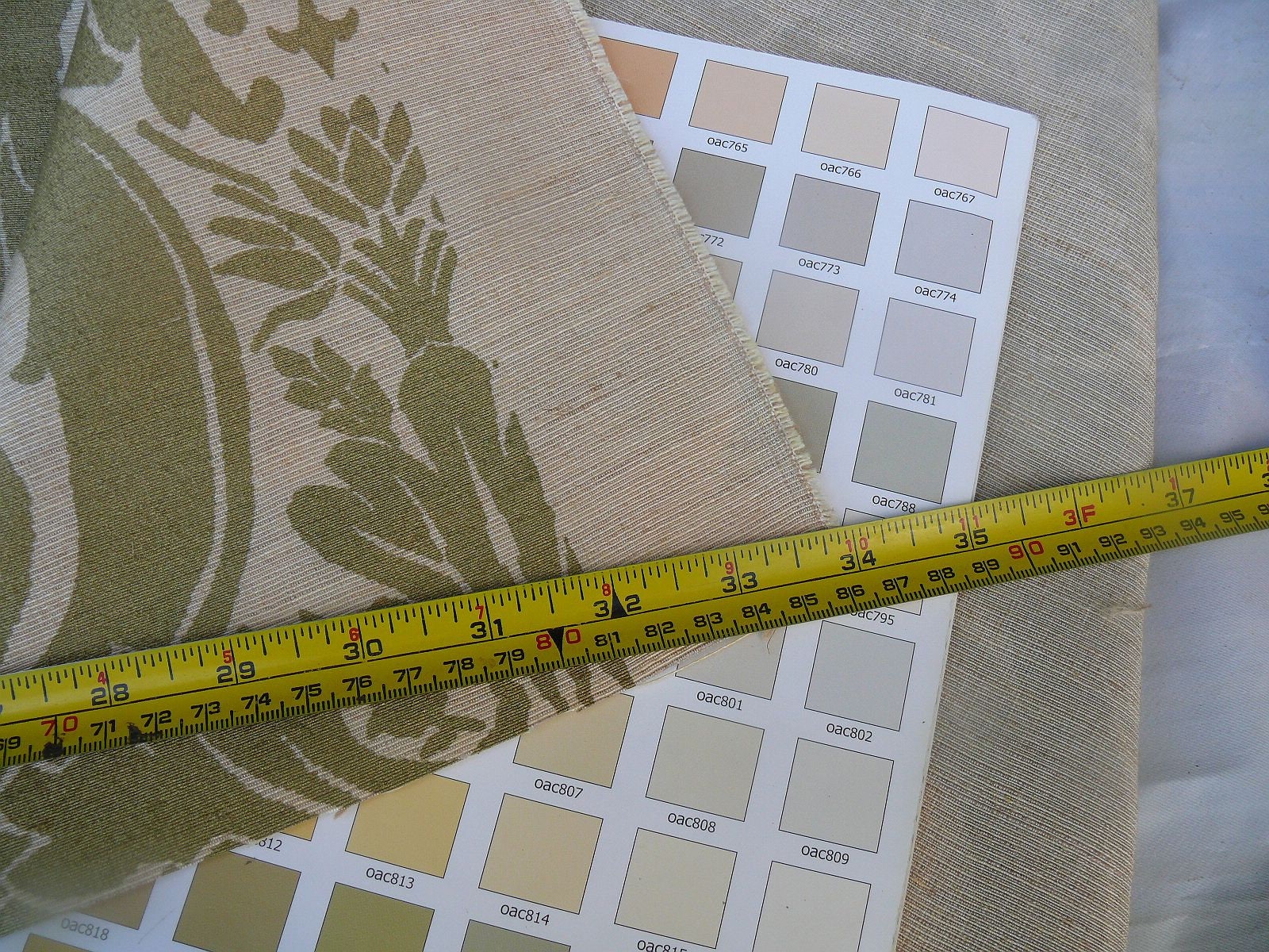 By Yard Scalamandre Small Fren Old Gold Damask Documentary - Etsy