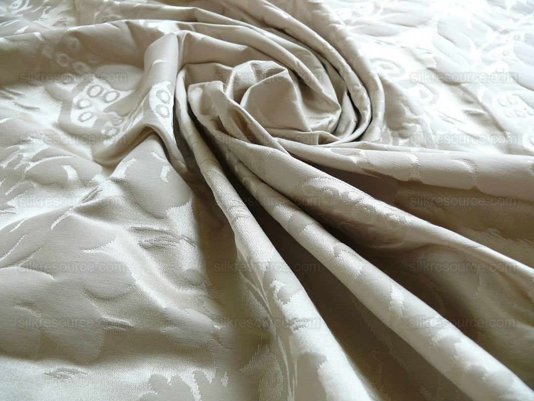Sold! by Yard Schumacher Fab Italy Damask Classy Renaissance Ecru Beige ...