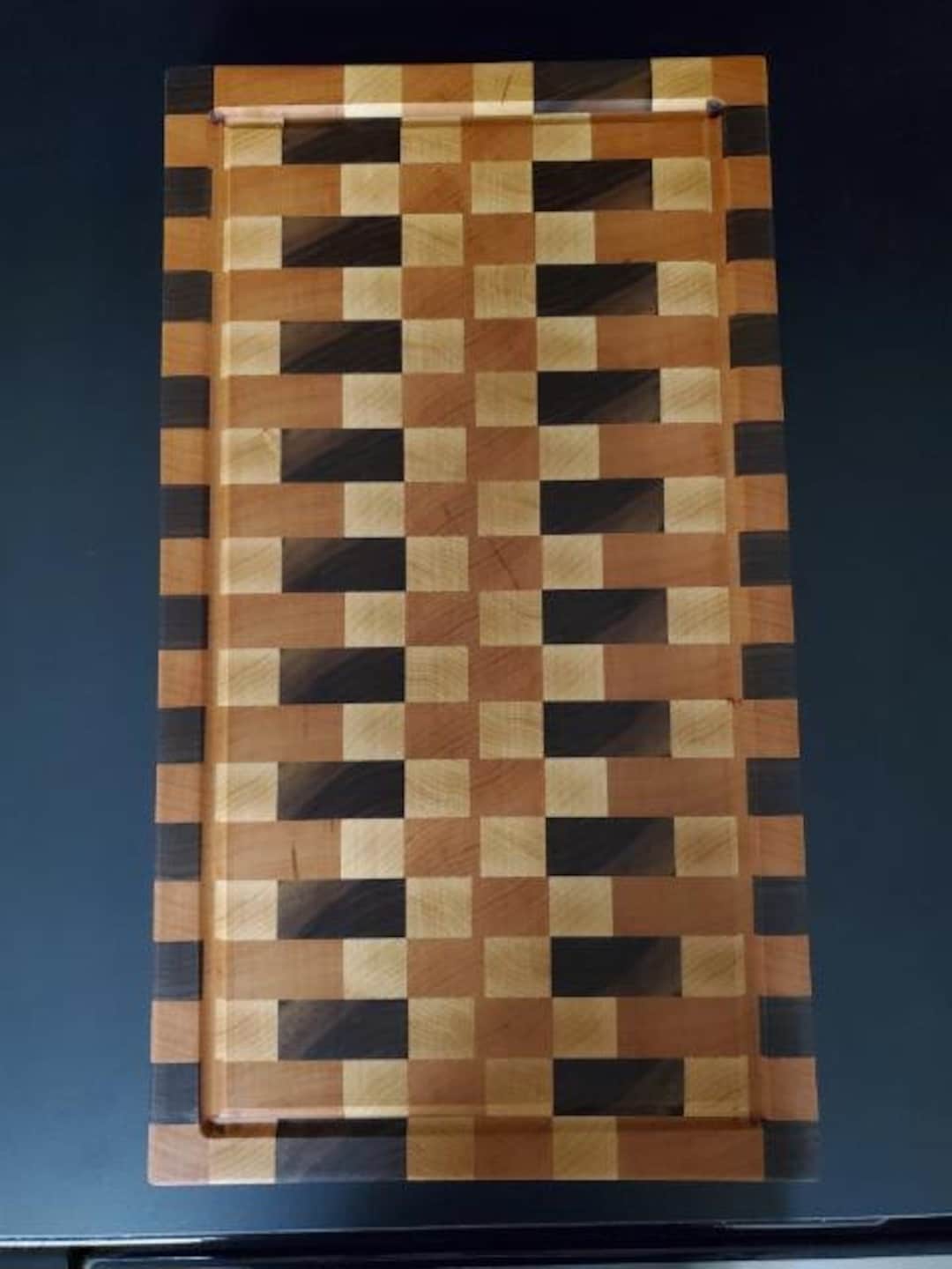 Walnut Maple Cherry End Grain Cutting Board - Etsy