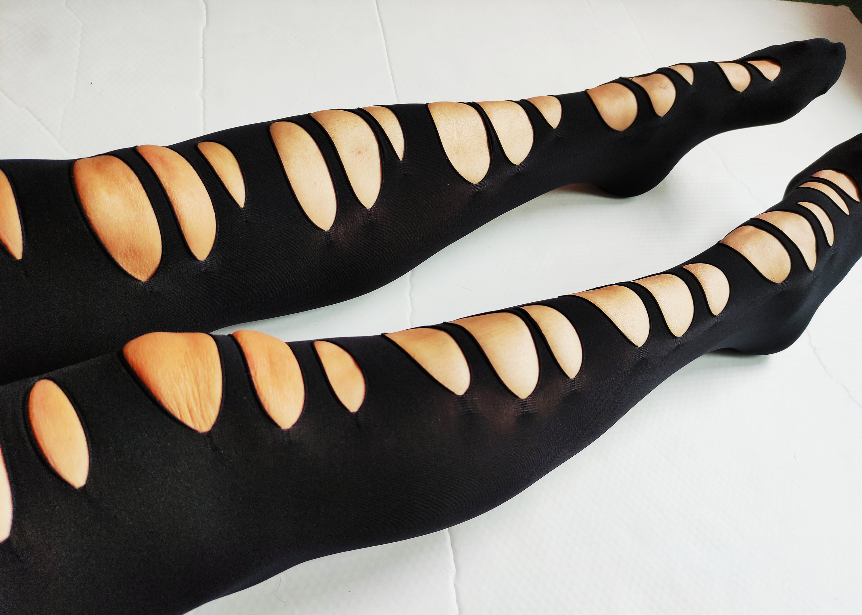 Torn Tights. Microfiber Sexy Tights for Women. Christmas Gift. - Etsy