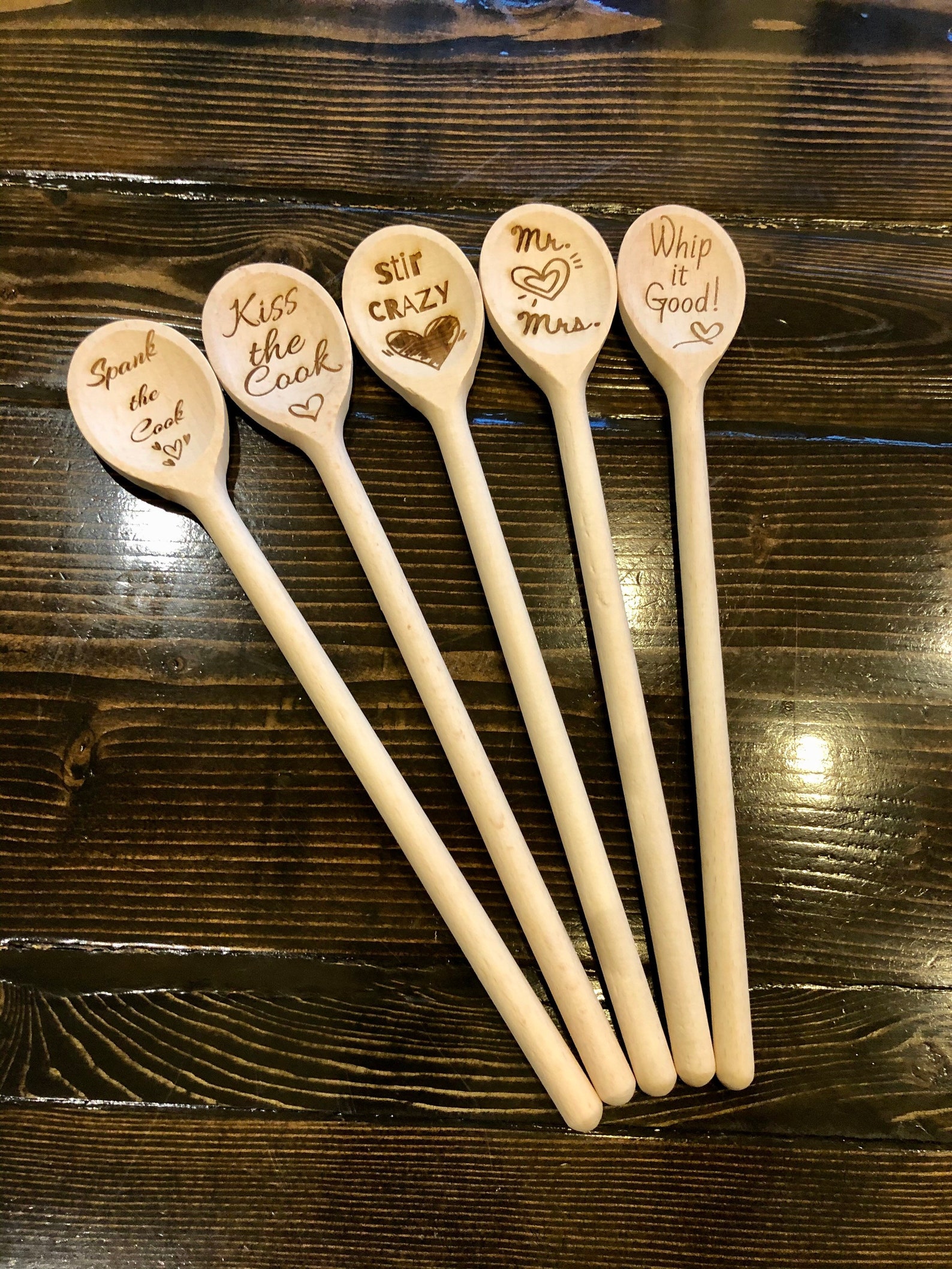Custom Engraved Wooden Spoon - Etsy