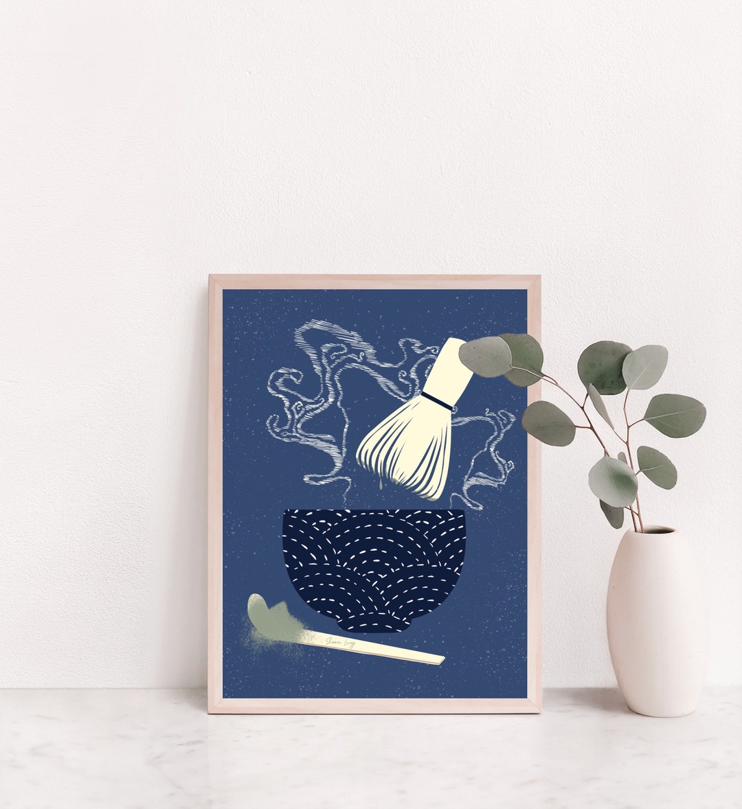 Japanese Tea Ceremony Giclee Art Print ~ Tea Art, Kitchen Art, Wall Art ...