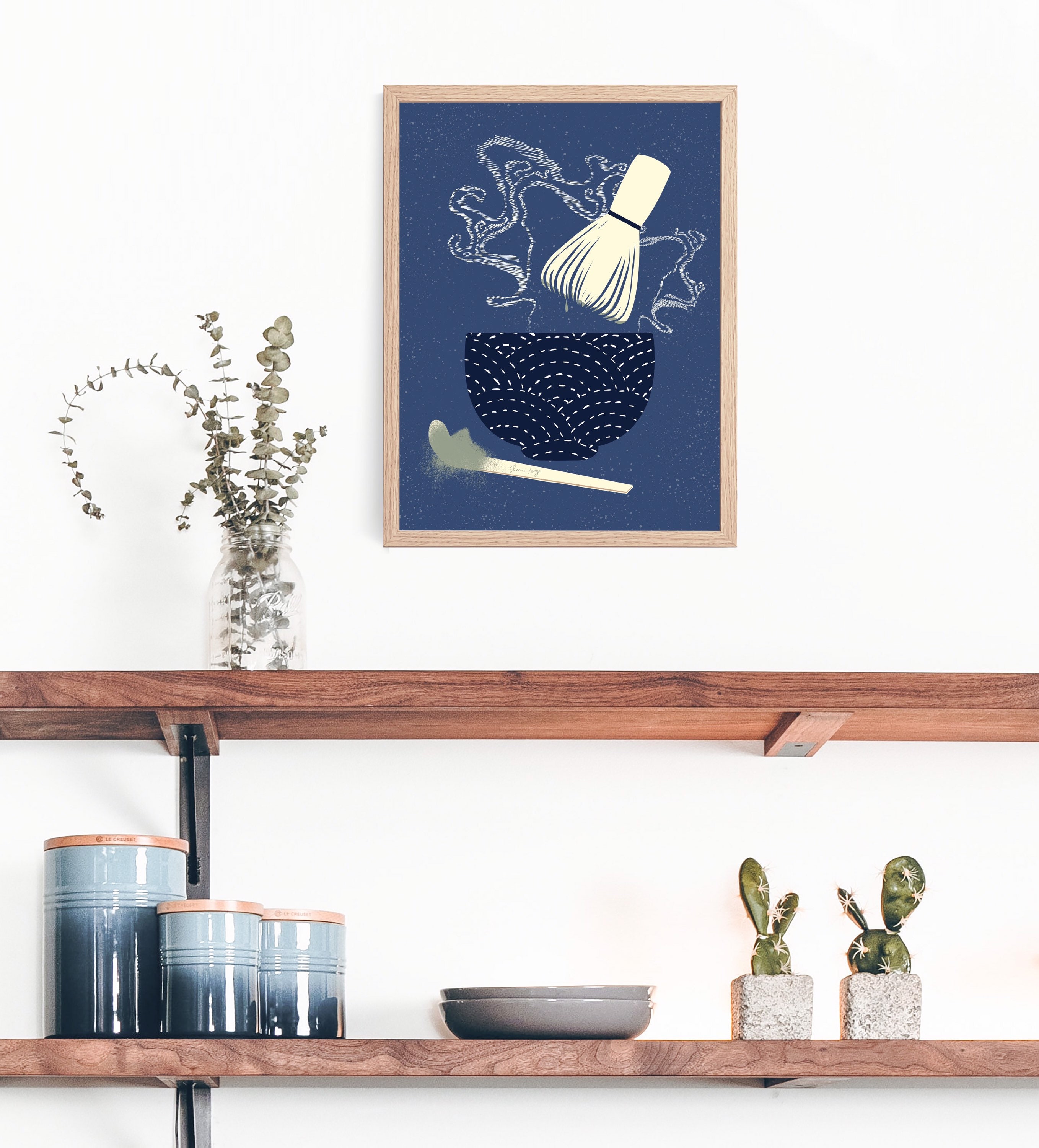 Japanese Tea Ceremony Giclee Art Print ~ Tea Art, Kitchen Art, Wall Art ...
