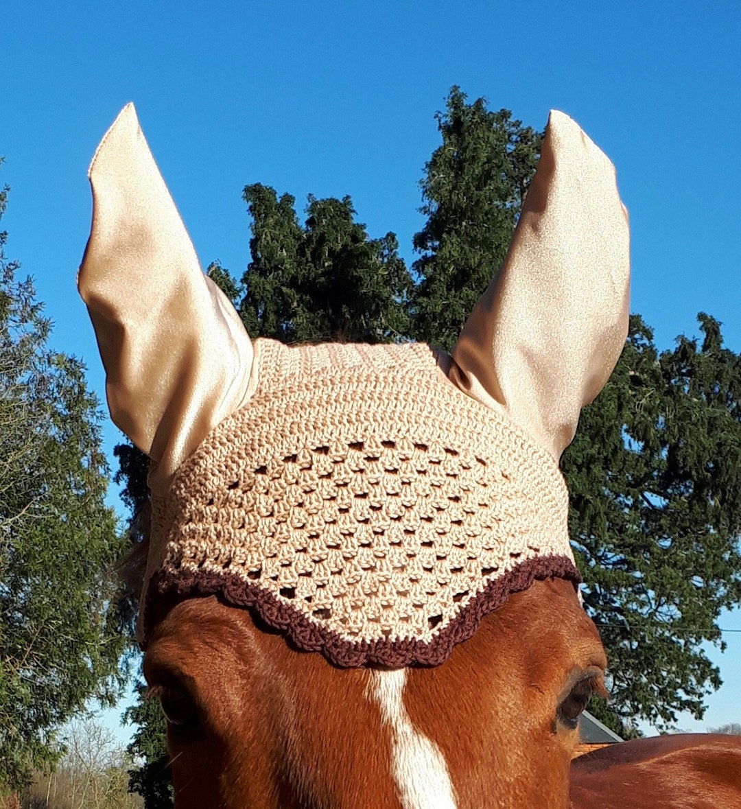 Horse Bonnet Pattern - ACAMBARO Model - 3 Sizes for Horse, Cob, and ...