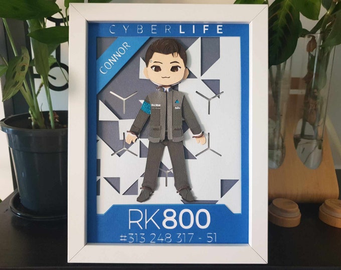 Papercraft Doll Connor (RK800) - Etsy