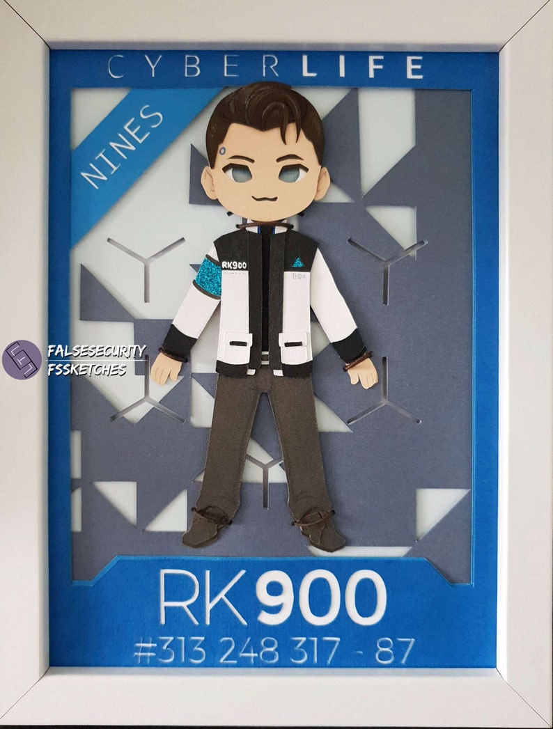 Papercraft Doll Nines RK900 - Etsy