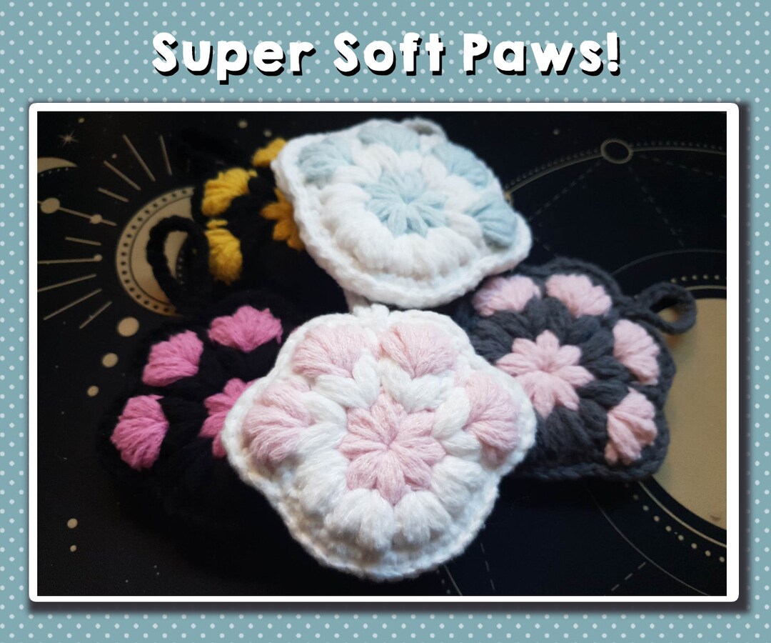 Super Soft Crochet Cat Paw - Etsy