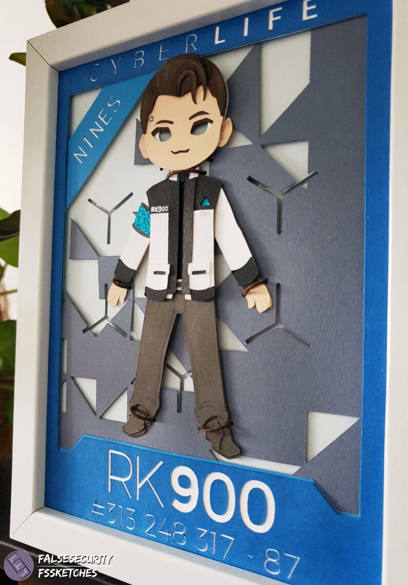 Papercraft Doll Nines RK900 - Etsy