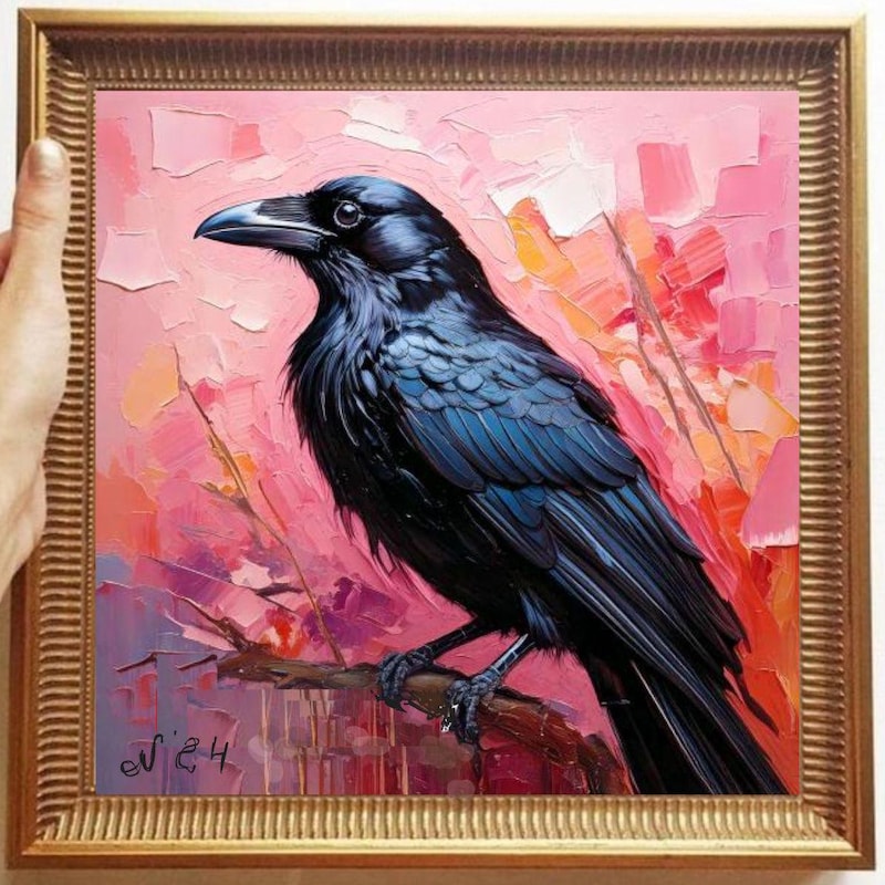 Raven Artwork - Etsy