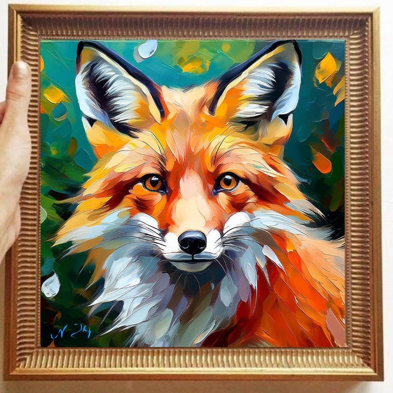 Fox Artwork - Etsy