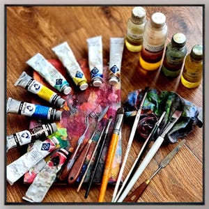 Brandy Painting ORIGINAL ART on Canvas Textured Oil Artwork Custom ...