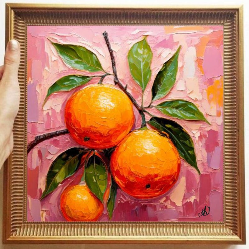 Paintings of Oranges - Etsy