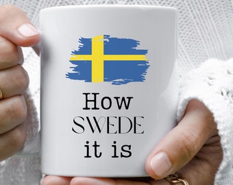 Sweden Coffee Mugs Swedish Mug Swedish Gifts Swedish - Etsy