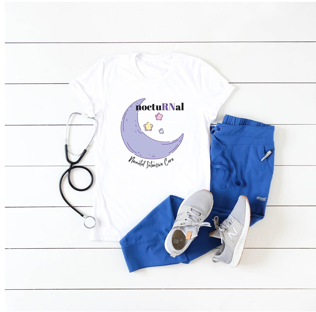 NICU T Shirt, Nocturnal T Shirt, Night Shift Nurse Shirt, Unisex Nurse ...