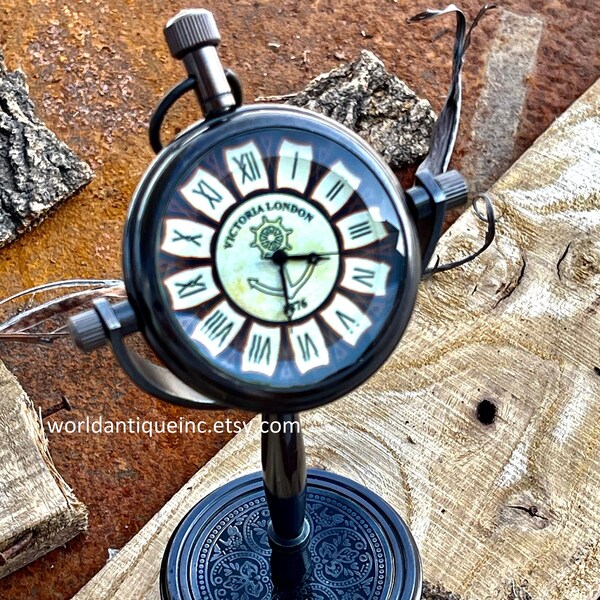Antique Small Table Clock - Etsy