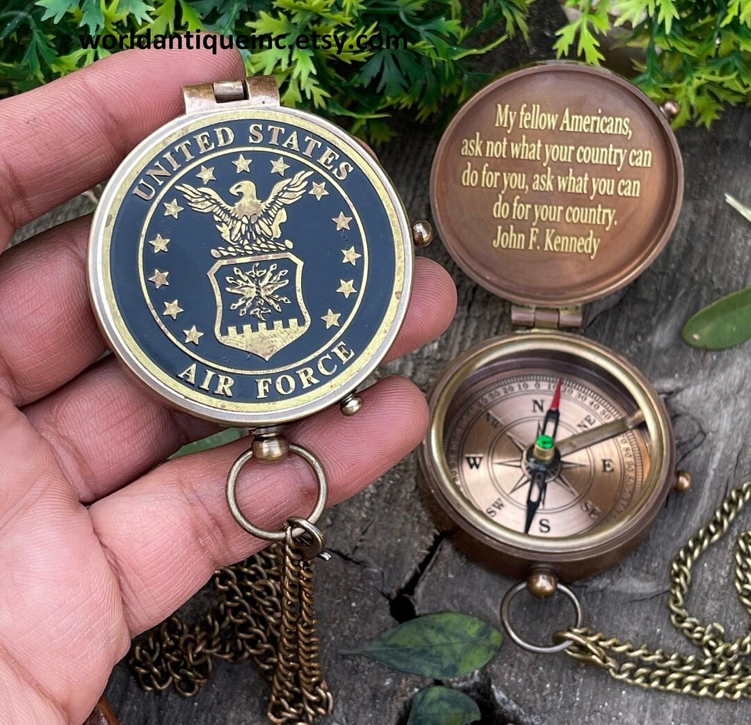 Personalized Air Force Gift, United States Navy Gift Compass, Marine ...