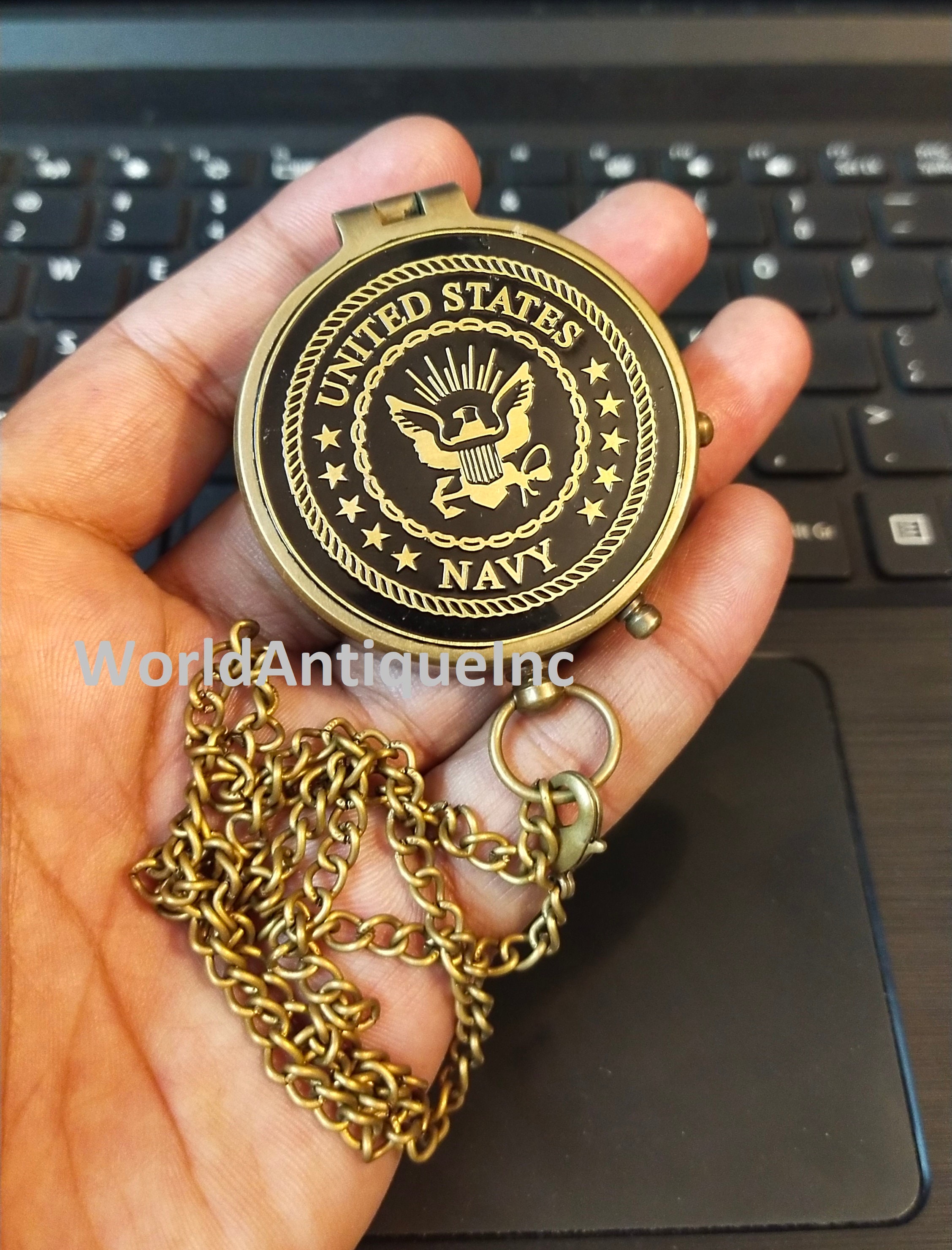 Navy Gift Compass Engraved Navy Compass U.S Navy Gift | Etsy