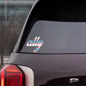 Ally Bumper Sticker; LGBTQ Ally Decal; Pride Sticker; Pride Support ...