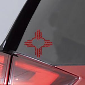 New Mexico Zia Symbol Decal: State Pride Sticker - Etsy