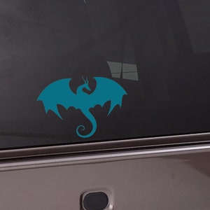 Dragon Decal; Dragon Sticker; Chinese Dragon Decal; Fantasy Bumper ...