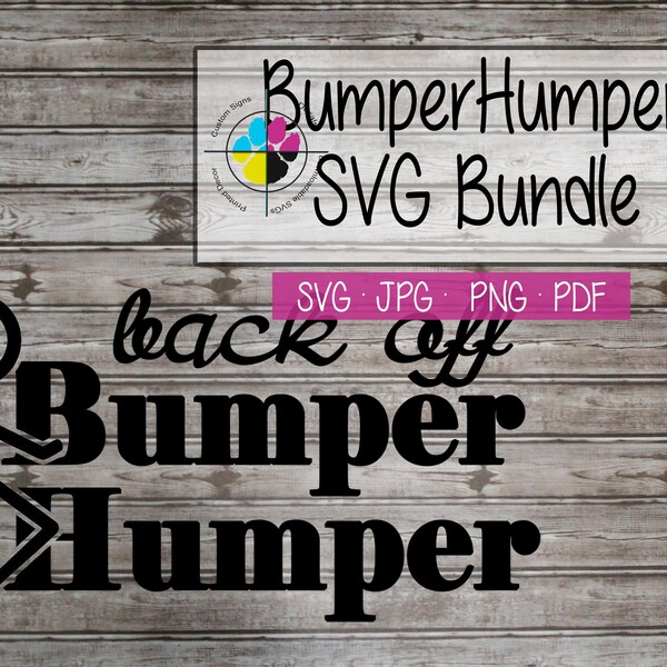 Back off Bumper Humper Stitch - Etsy