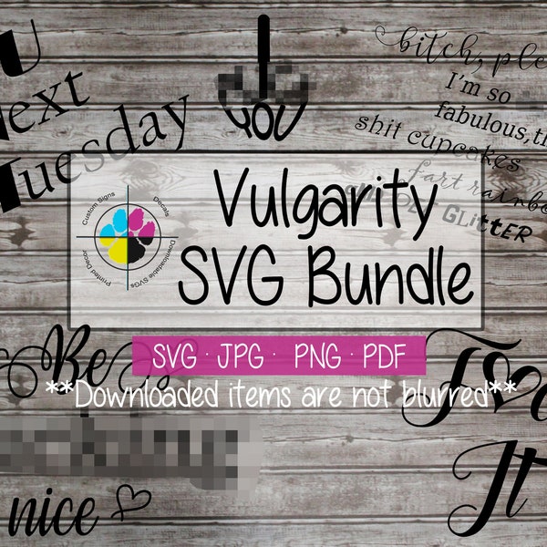 Vulgar Svg - Etsy