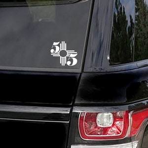 Area Code 505 Decal; Zia Decal; New Mexico Sticker; 505 Bumper Sticker ...