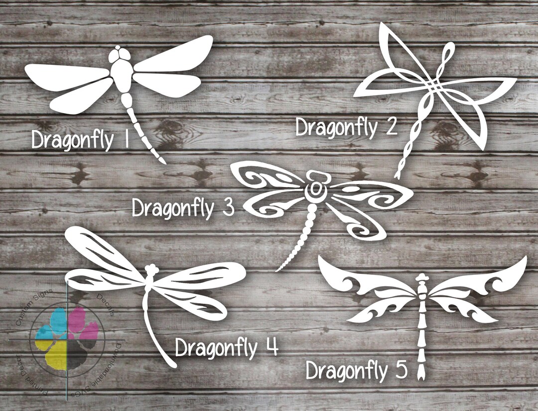 Dragonfly Decal; Dragonfly Bumper Sticker; Libellule; Dragonfly Car ...