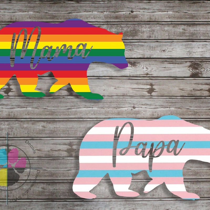 Papa Bear Sticker - Etsy