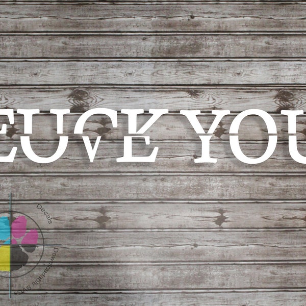 Vulgar Car Decals - Etsy