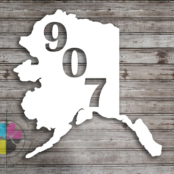 Alaska Decal - Etsy