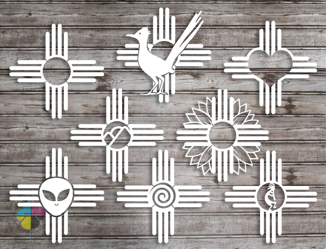New Mexico Zia Symbol Decal: State Pride Sticker - Etsy