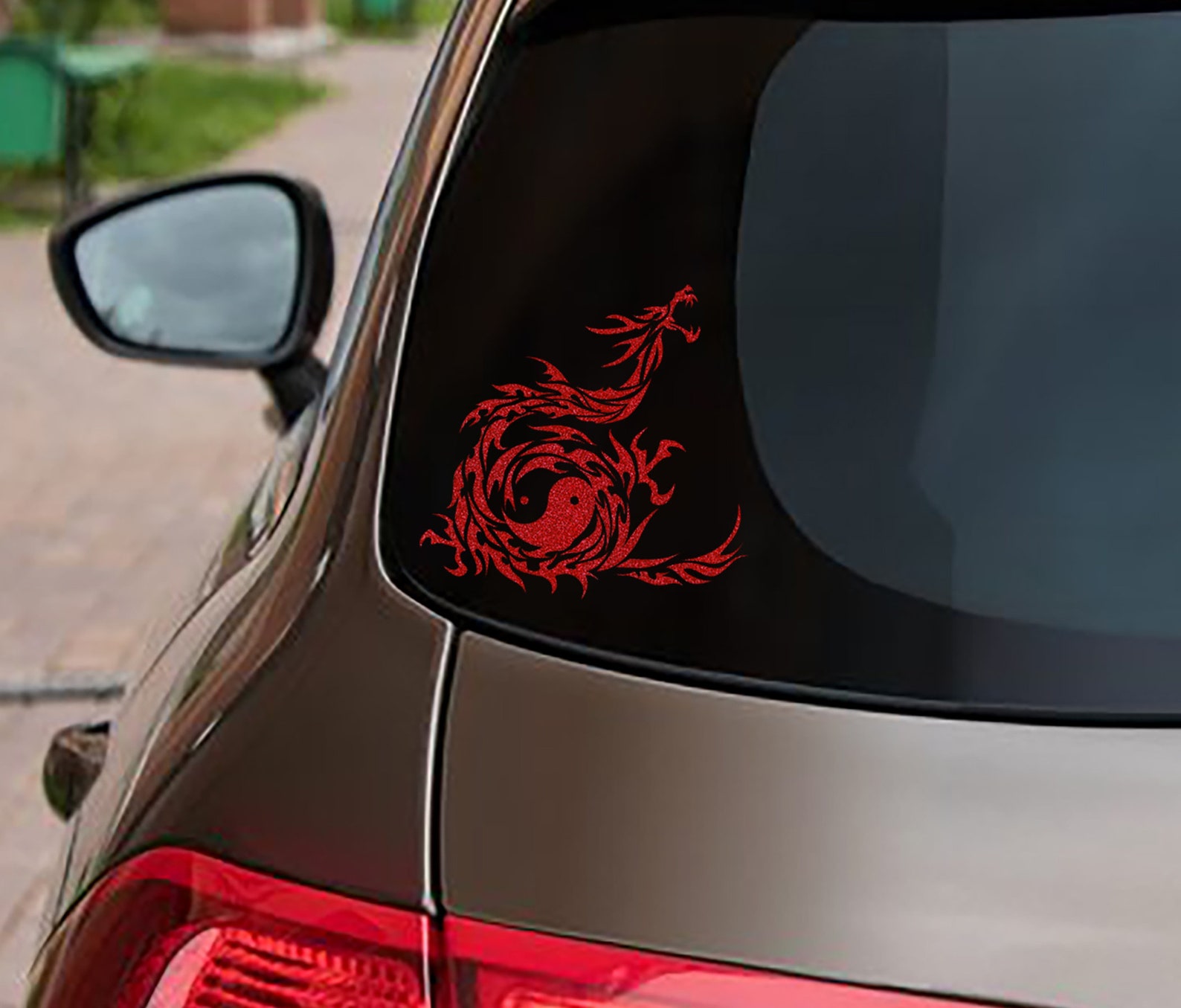 Dragon Decal Dragon Sticker Chinese Dragon Decal Fantasy - Etsy