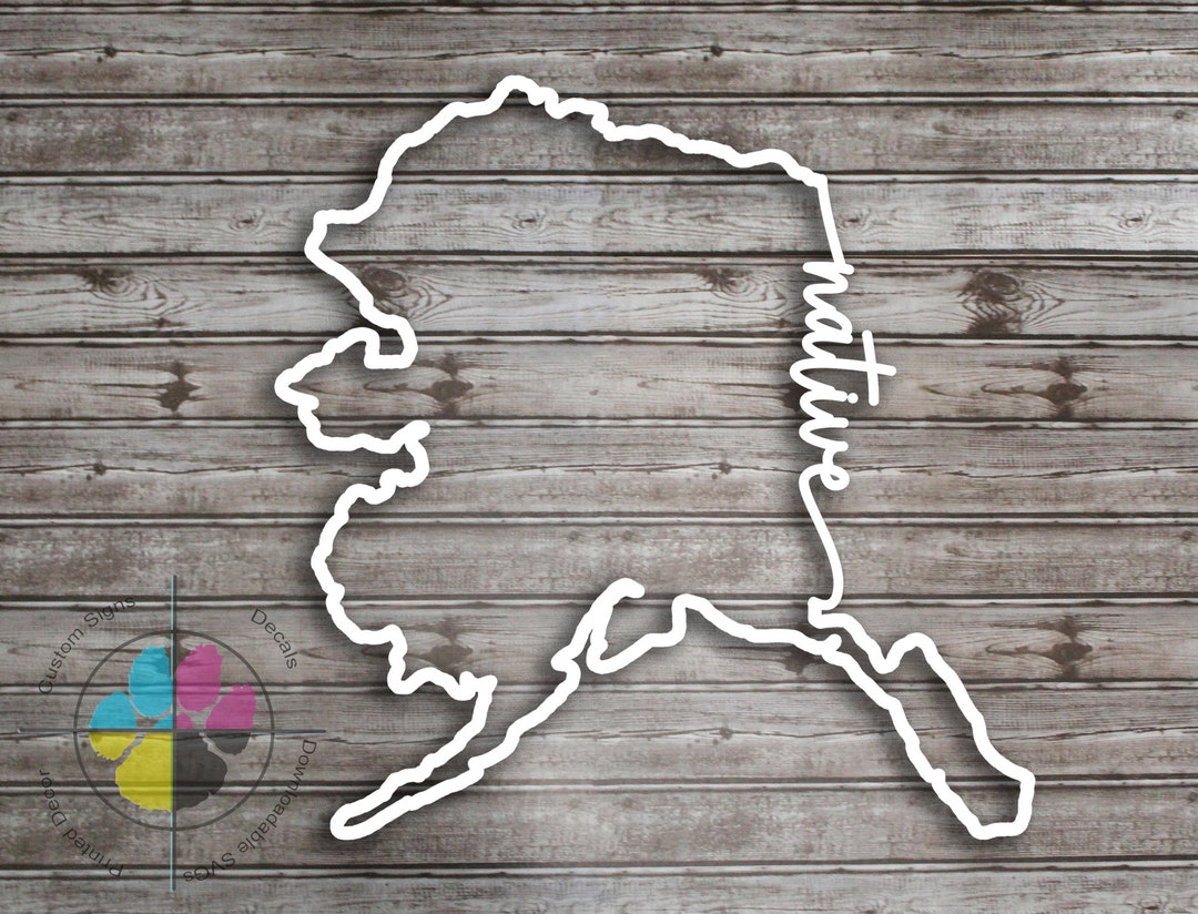 Alaska Native State Decal: Home State Bumper Sticker - Etsy