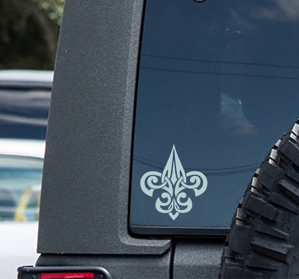 Fleur De Lis Decal: Cajun Pride Bumper Sticker; Louisiana Car Decal - Etsy