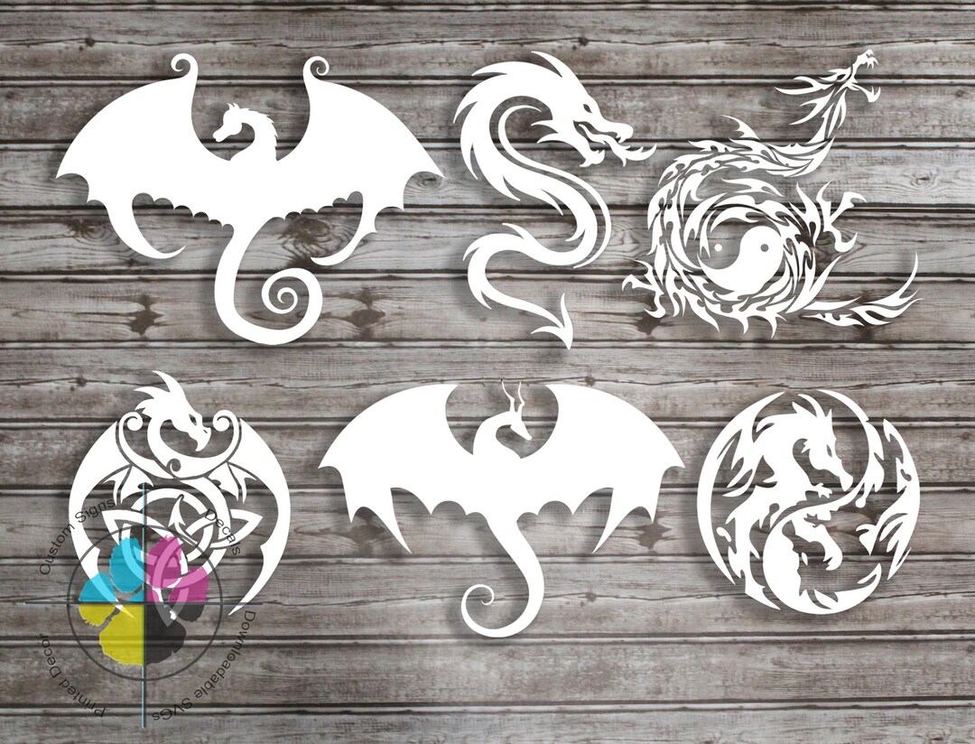 Dragon Decal; Dragon Sticker; Chinese Dragon Decal; Fantasy Bumper ...