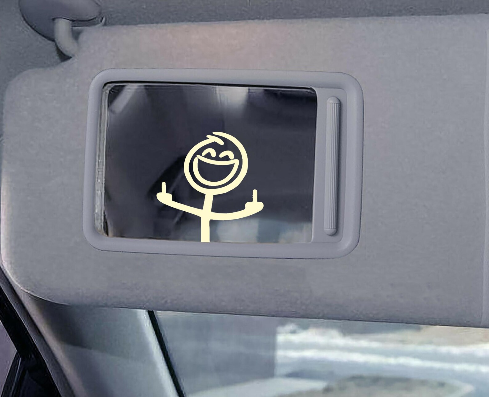 Middle Finger Stick Figure Decal - Vulgar Funny Decal - Etsy