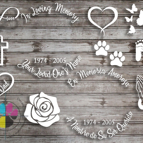 Memory Car Decal - Etsy