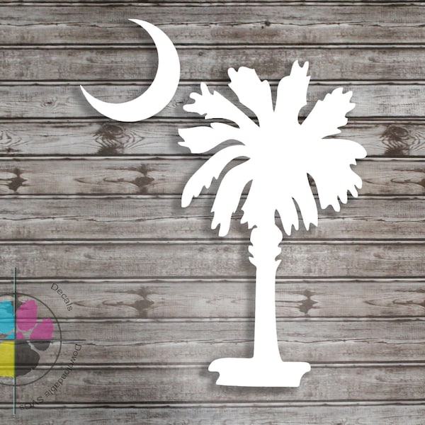 Palmetto Tree Decal - Etsy