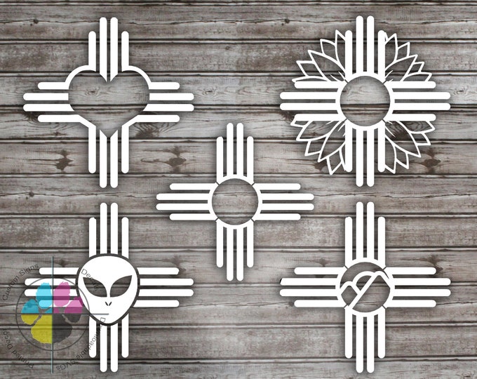 New Mexico Zia Sun Symbol - Zia Sun - Metal Sign - Metal Art Z17 - Etsy