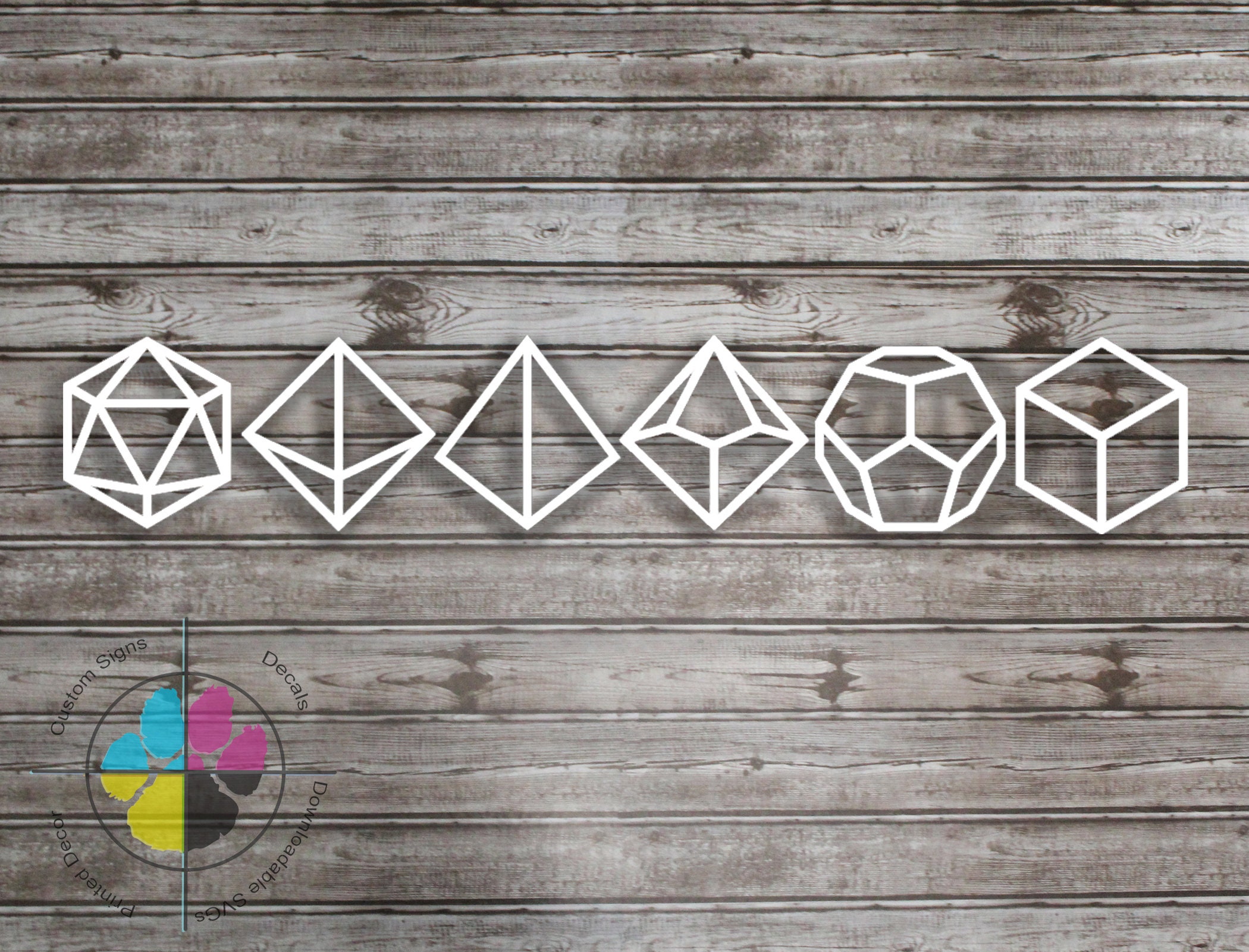 Dice Decal RPG Stickers RPG Dice Bumper Sticker Dnd Decal - Etsy