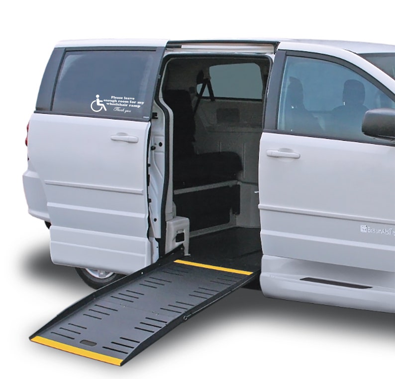 Wheelchair Ramp Sticker: Accessible Parking Decal - Multiple Colors ...