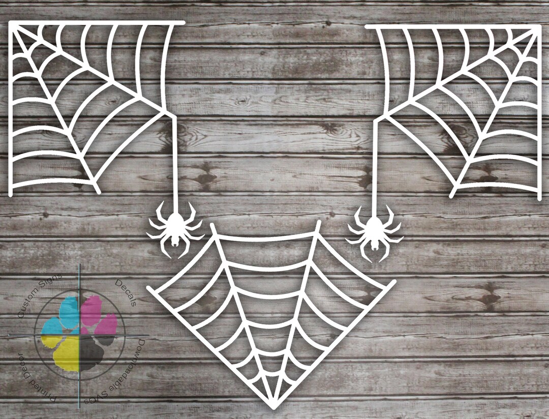 Spider Web Vinyl Decal: Goth Car Bumper Sticker - Halloween Decor - Etsy