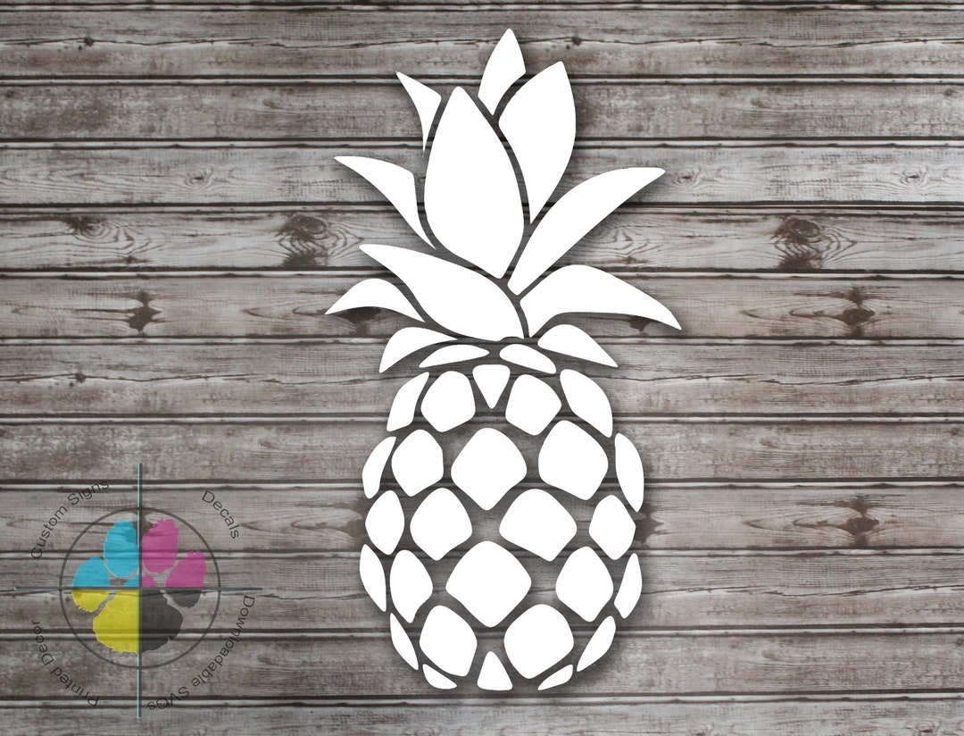 Pineapple Decal; Pineapple Sticker; Island Life Decal; Hawaii Decal; - Etsy