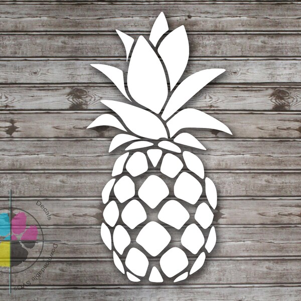 Pineapple Wall Decal - Etsy