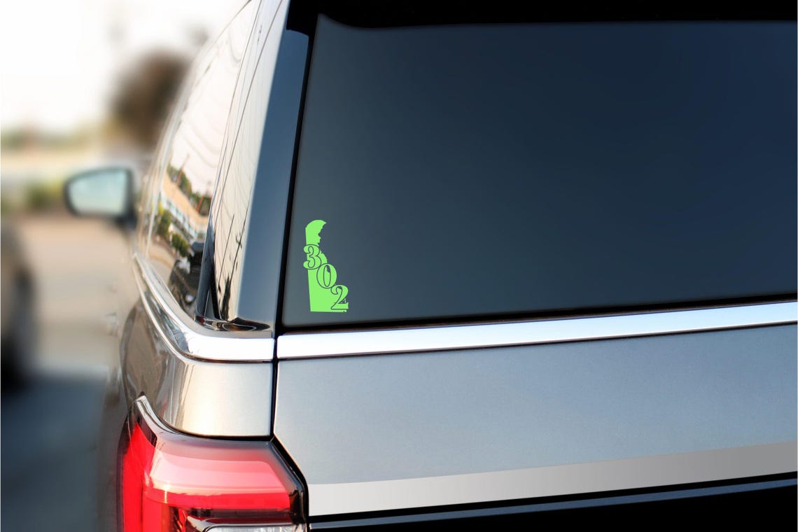 Delaware Area Code 302 Decal - State Pride Sticker - Etsy