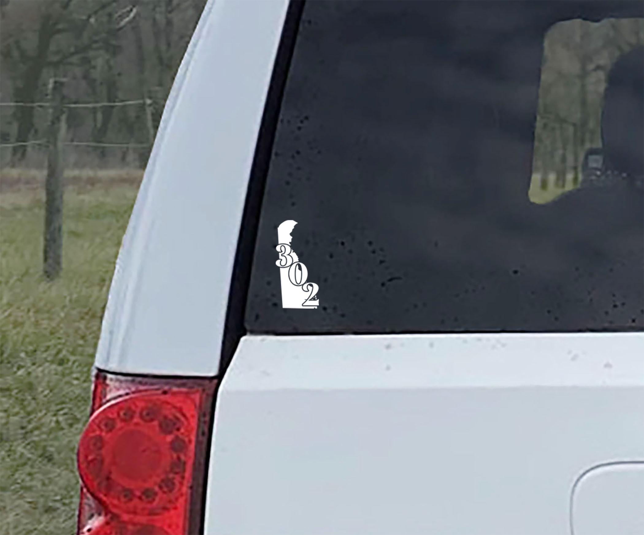 Delaware Area Code 302 Decal - State Pride Sticker - Etsy
