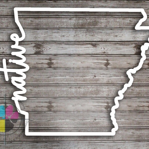 Arkansas Decal - Etsy