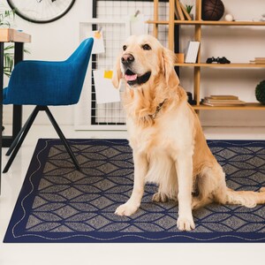 Golden Tikka Vinyl PVC Mat, PVC Mat, Spanish Decor, Boho Mat, Vinyl ...